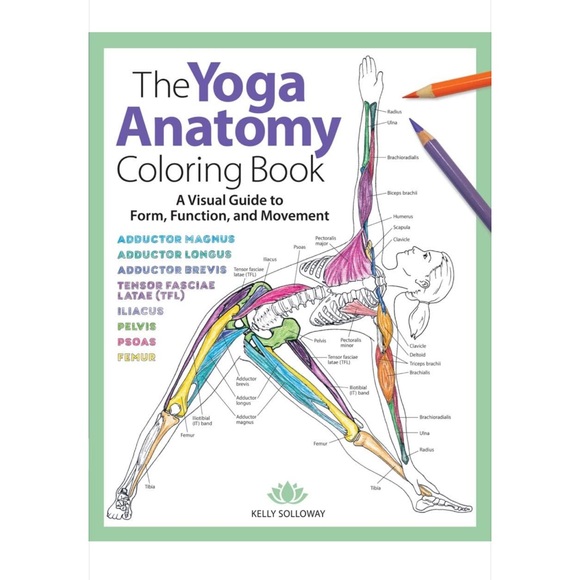 Other | New Book The Yoga Anatomy Coloring Book Visual Guide To Form Function Movement | Poshmark